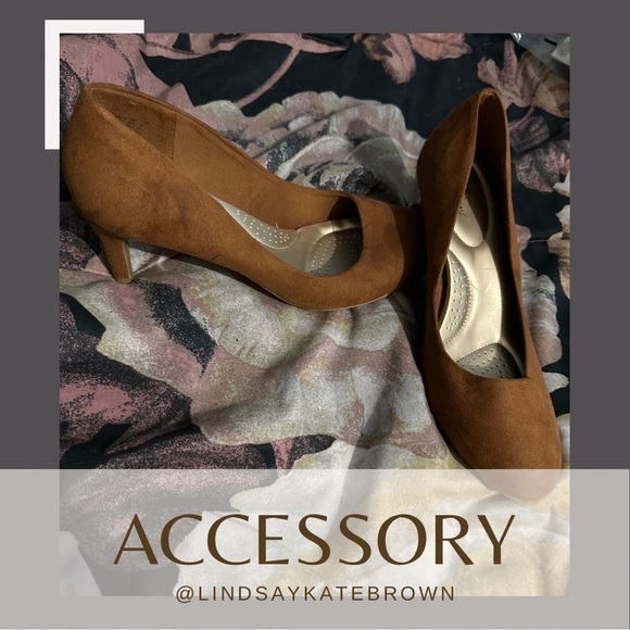 dexflex comfort | Shoes | Dexflex Brown Suede Heels | Poshmark